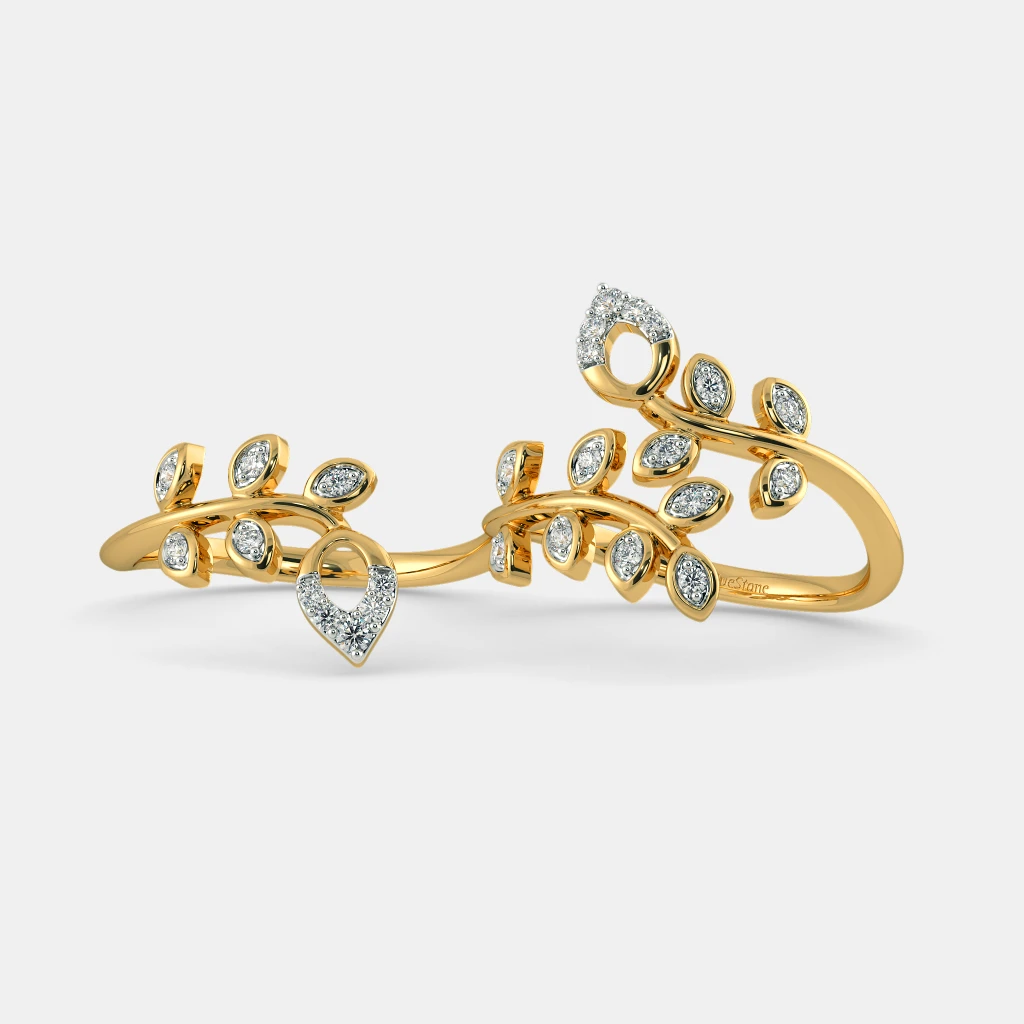 The Irrina Two Finger Ring | BlueStone.com