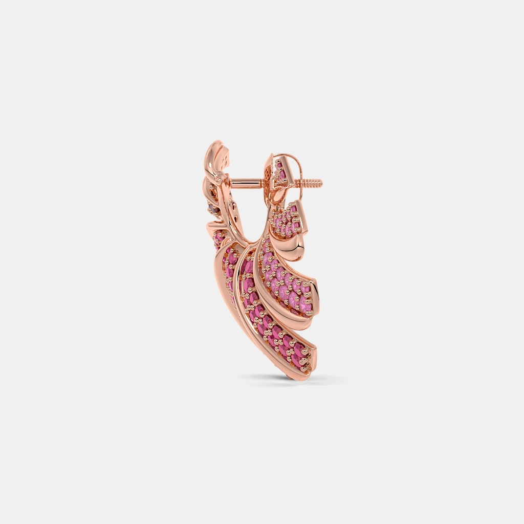 The Orotund Orange Peel Earrings | BlueStone.com