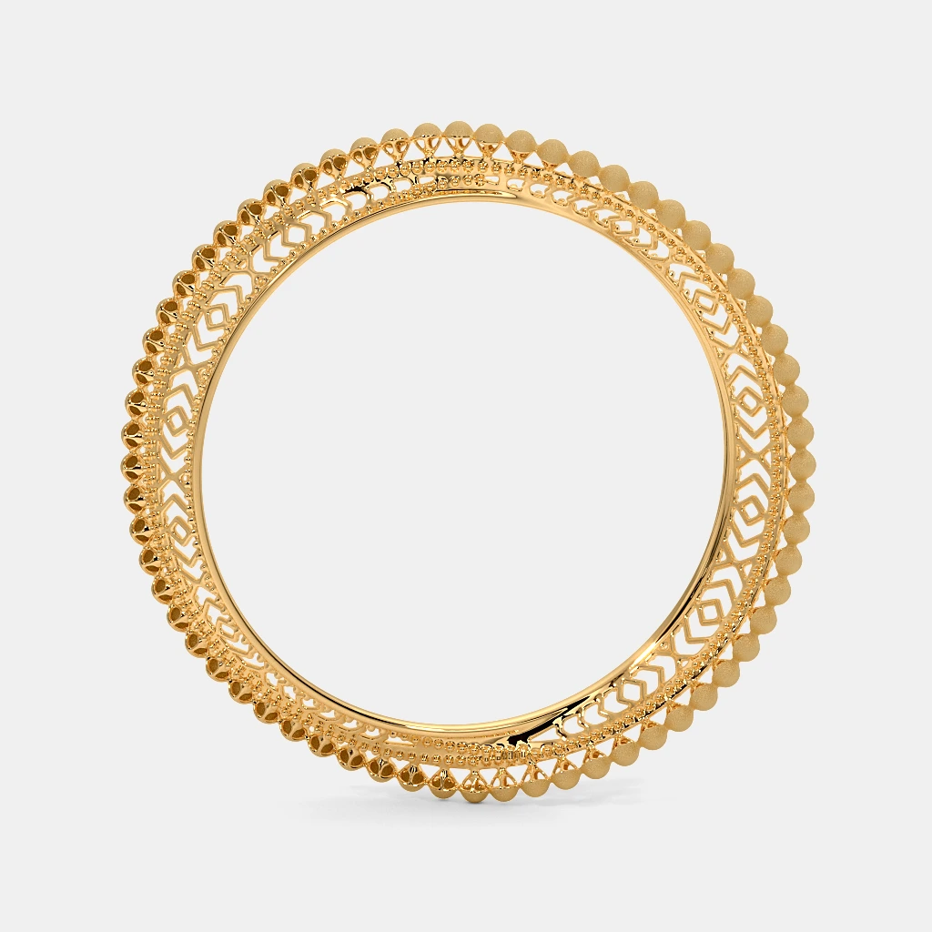The Swirly Round Bangle | BlueStone.com