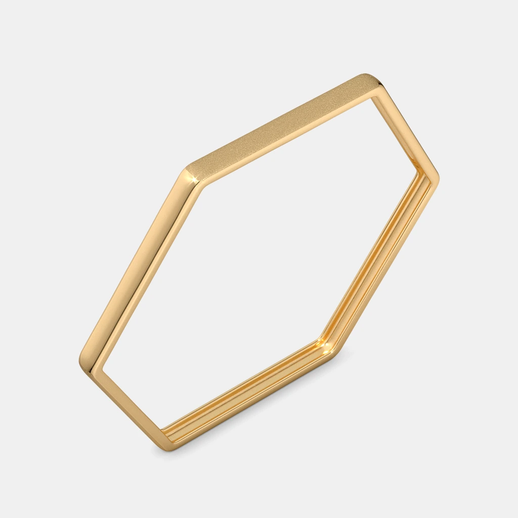 The Elysara Geometric Bangle | BlueStone.com