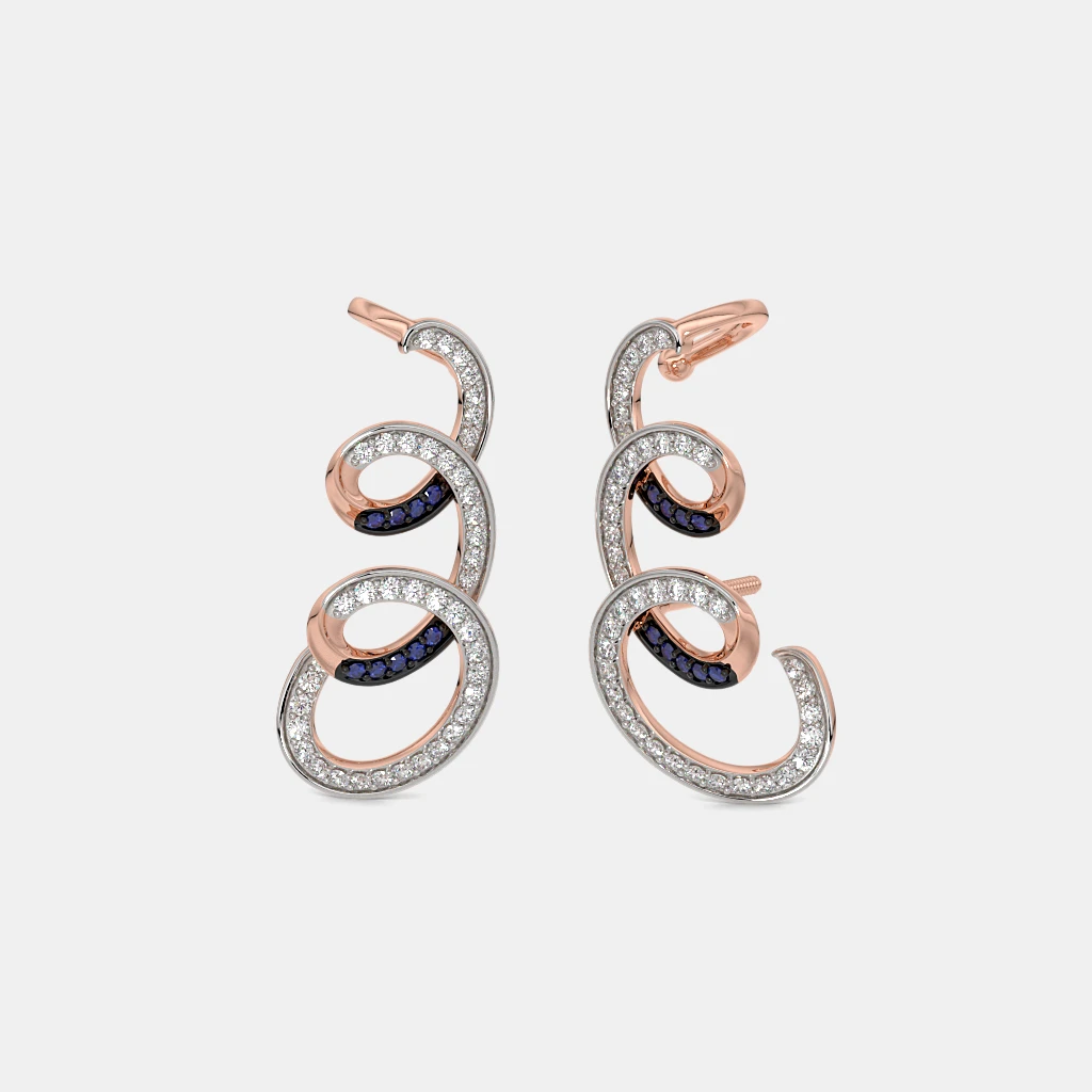 The Rowana Ear Climber Earrings | BlueStone.com