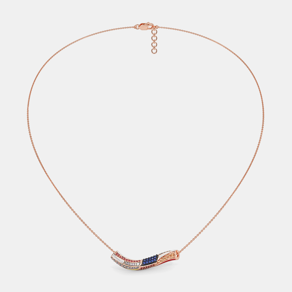 The Colorblock Fusion Necklace | BlueStone.com