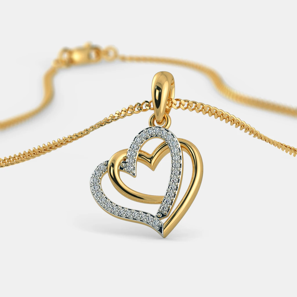 The Entwined In Love Pendant | BlueStone.com