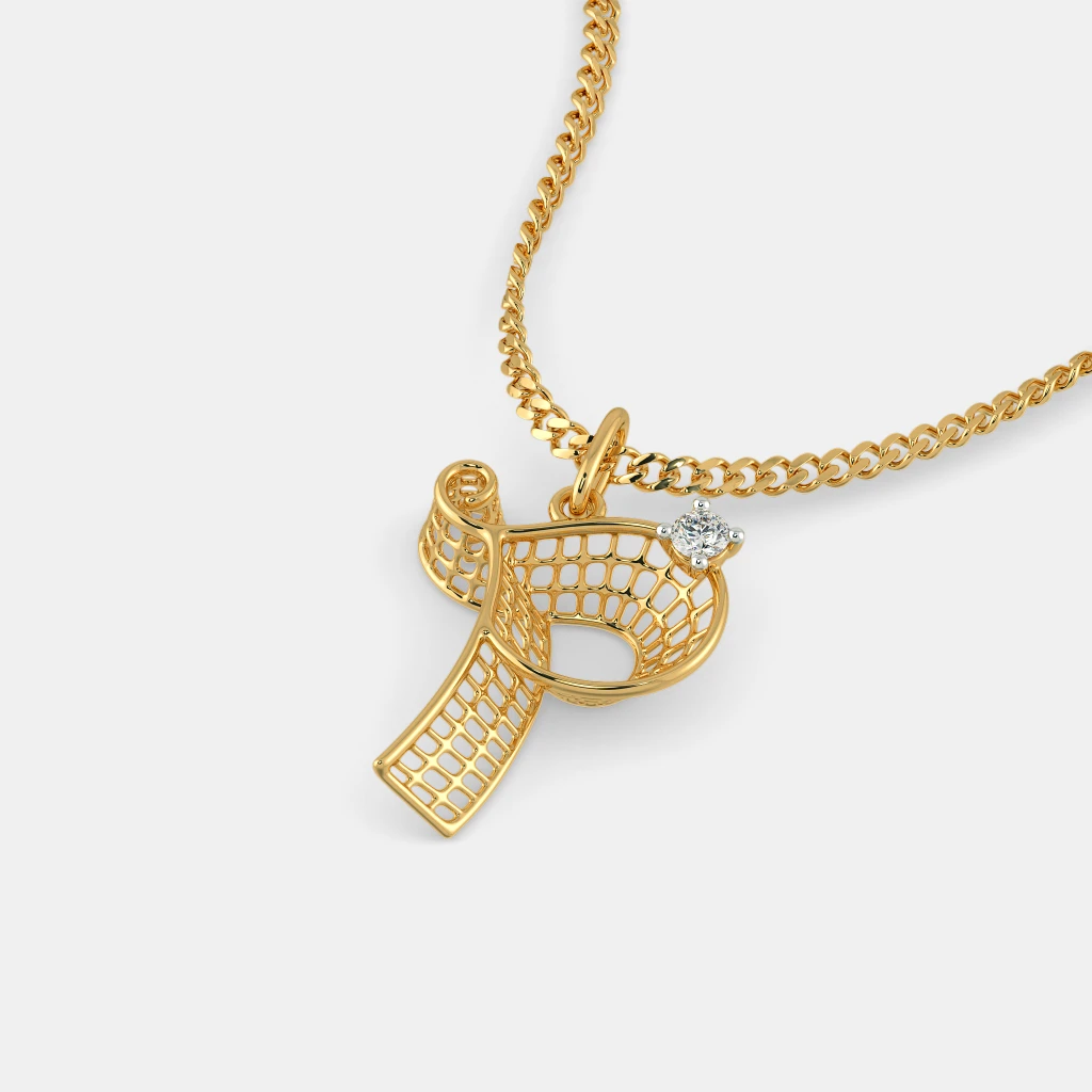 The Popular P Pendant | BlueStone.com