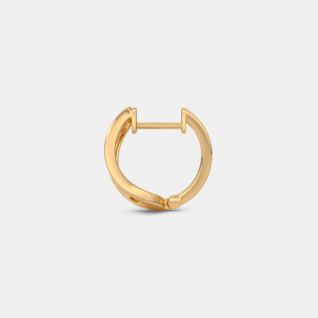 The Off Axis Hoop For Him | BlueStone.com