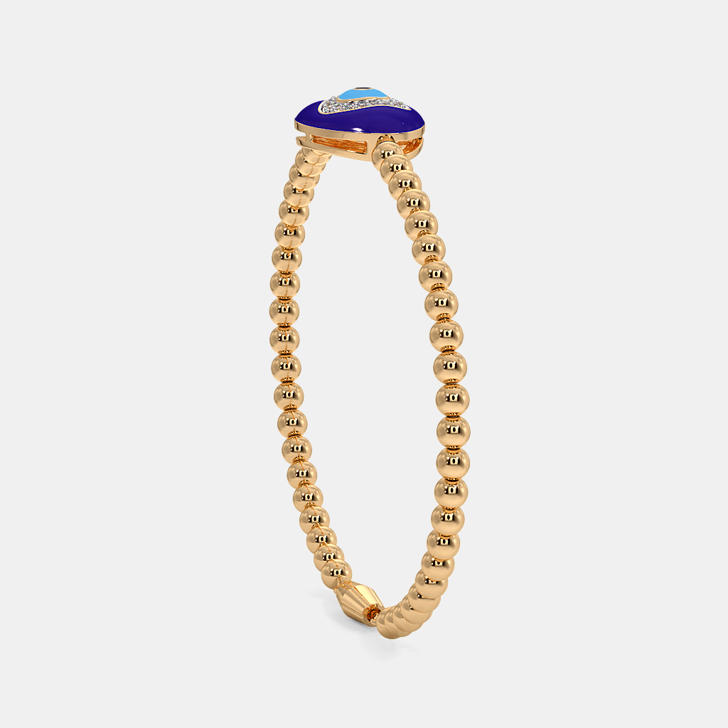 The Seya Oval Bangle | BlueStone.com