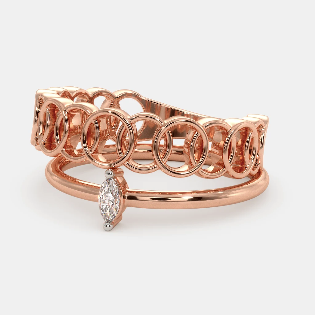 The Bloomy Stackable Ring | BlueStone.com