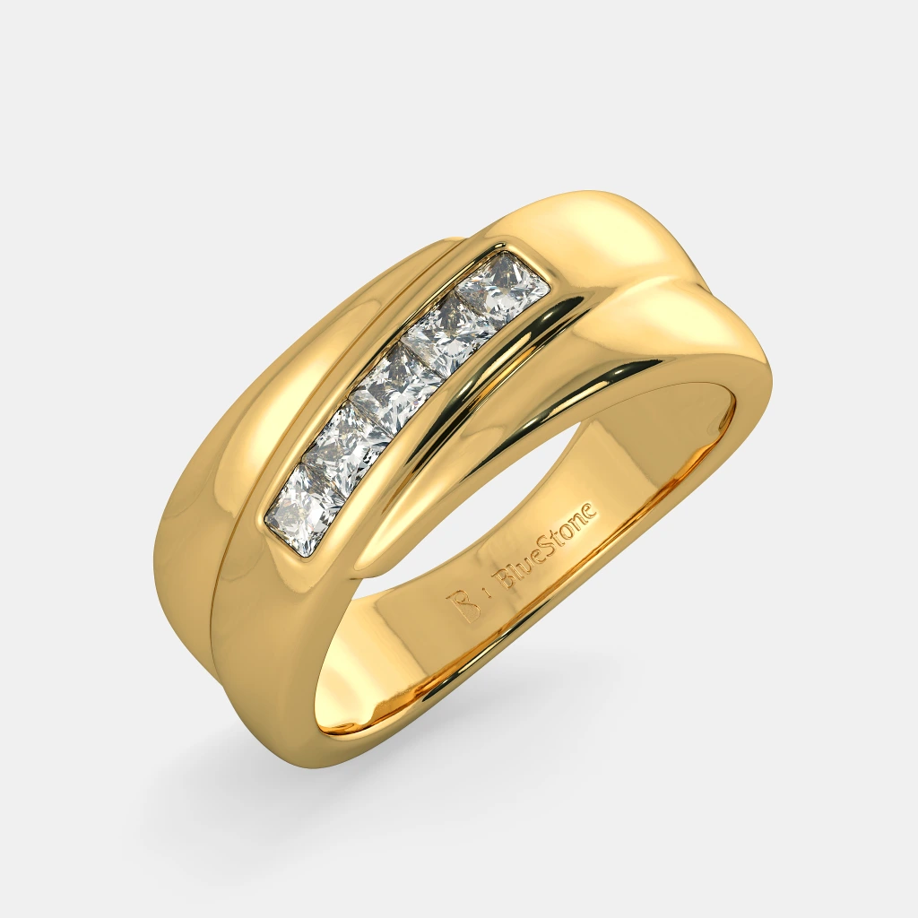 Buy 200+ Men's Diamond Rings Designs Online | BlueStone.com - India's ...