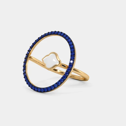 Buy Blue Gemstone Rings Designs Online | BlueStone.com - India's #1 ...