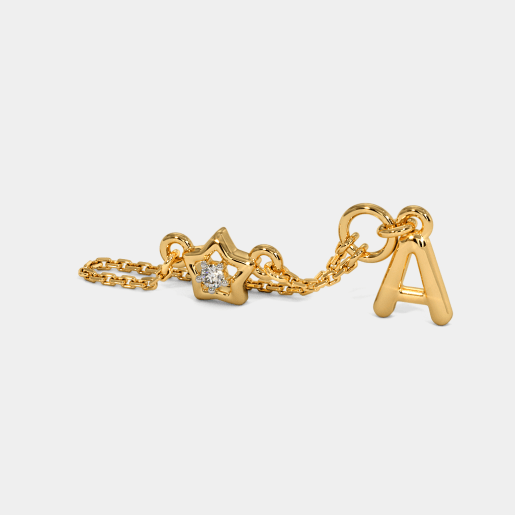 Buy 50+ Alphabet Jewellery Designs Online | BlueStone.com - India's #1 ...