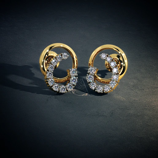 Buy Gold Journey Earrings Designs Online | BlueStone.com - India's #1 ...