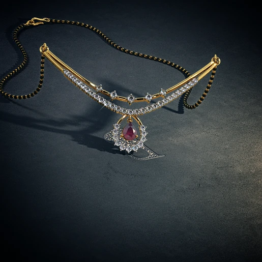 Buy Ruby Mangalsutra Designs Online | BlueStone.com - India's #1 Online ...