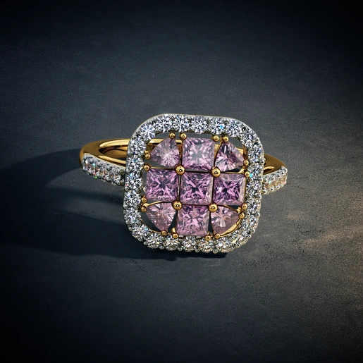 Buy 50+ Pink Rings Designs Online | BlueStone.com - India's #1 Online Jewellery Brand